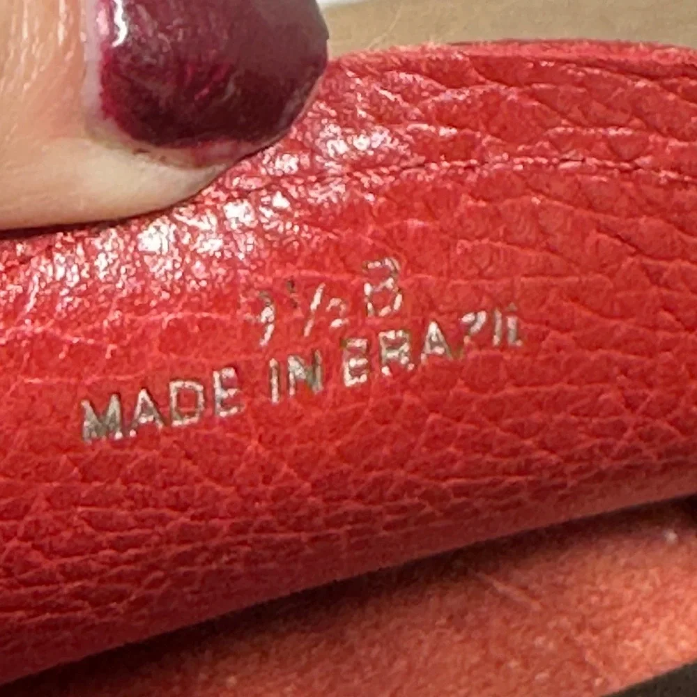 Talbots | Shoes | Vtg Talbots Leather Penny Loafers Womens 95b Red ...